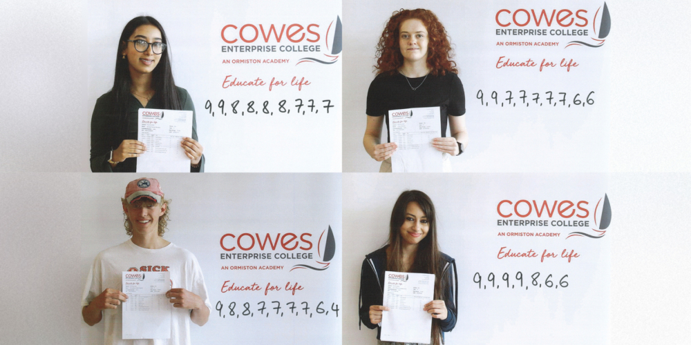 GCSE results a cause for celebration at Cowes Enterprise College ...