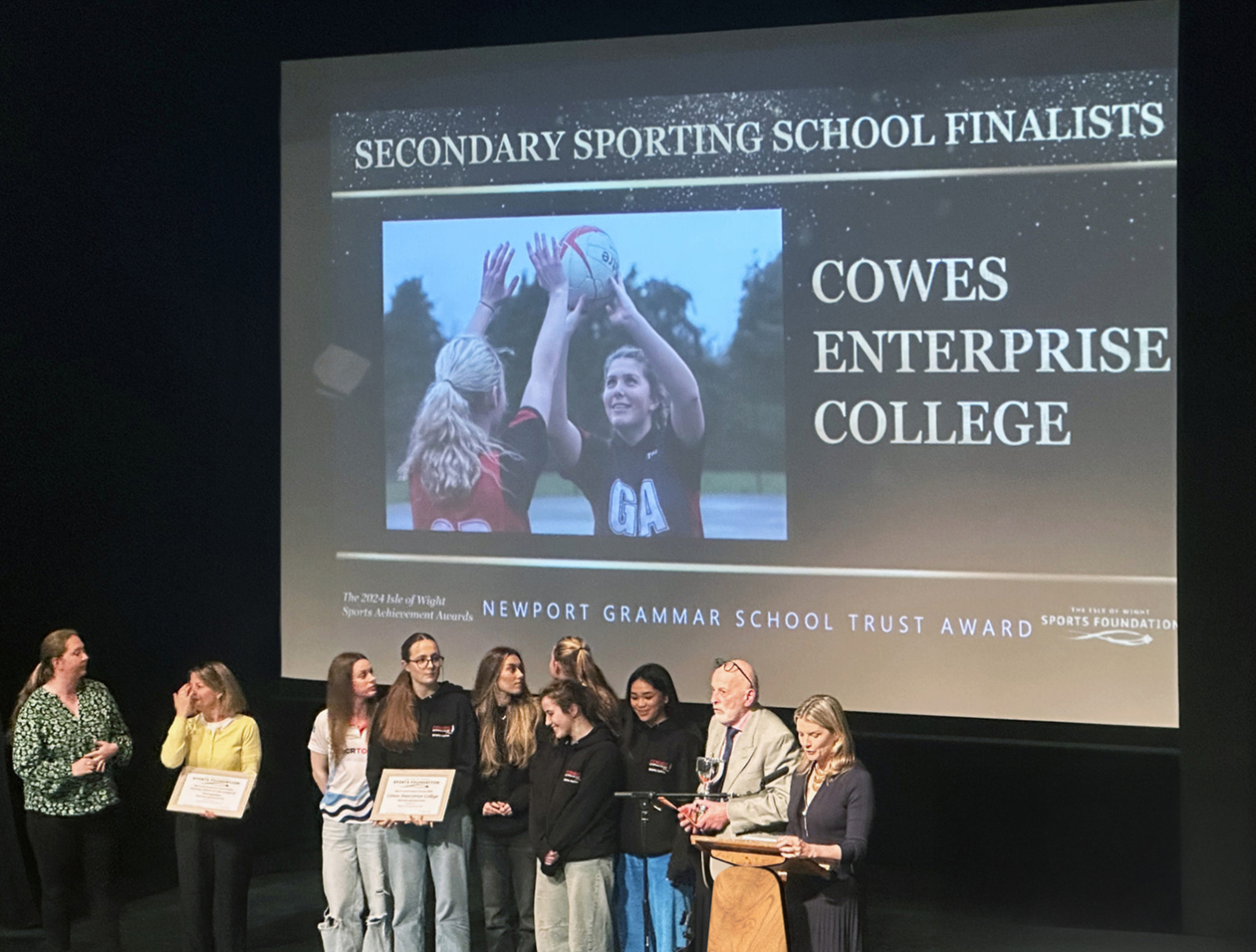 Cowes Enterprise College takes gold at IoW Sports Achievement Awards ...